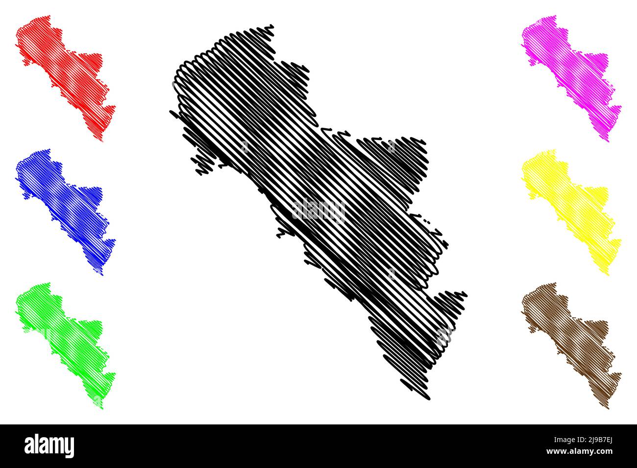Andros island (Hellenic Republic, Greece, Cyclades archipelago) map ...