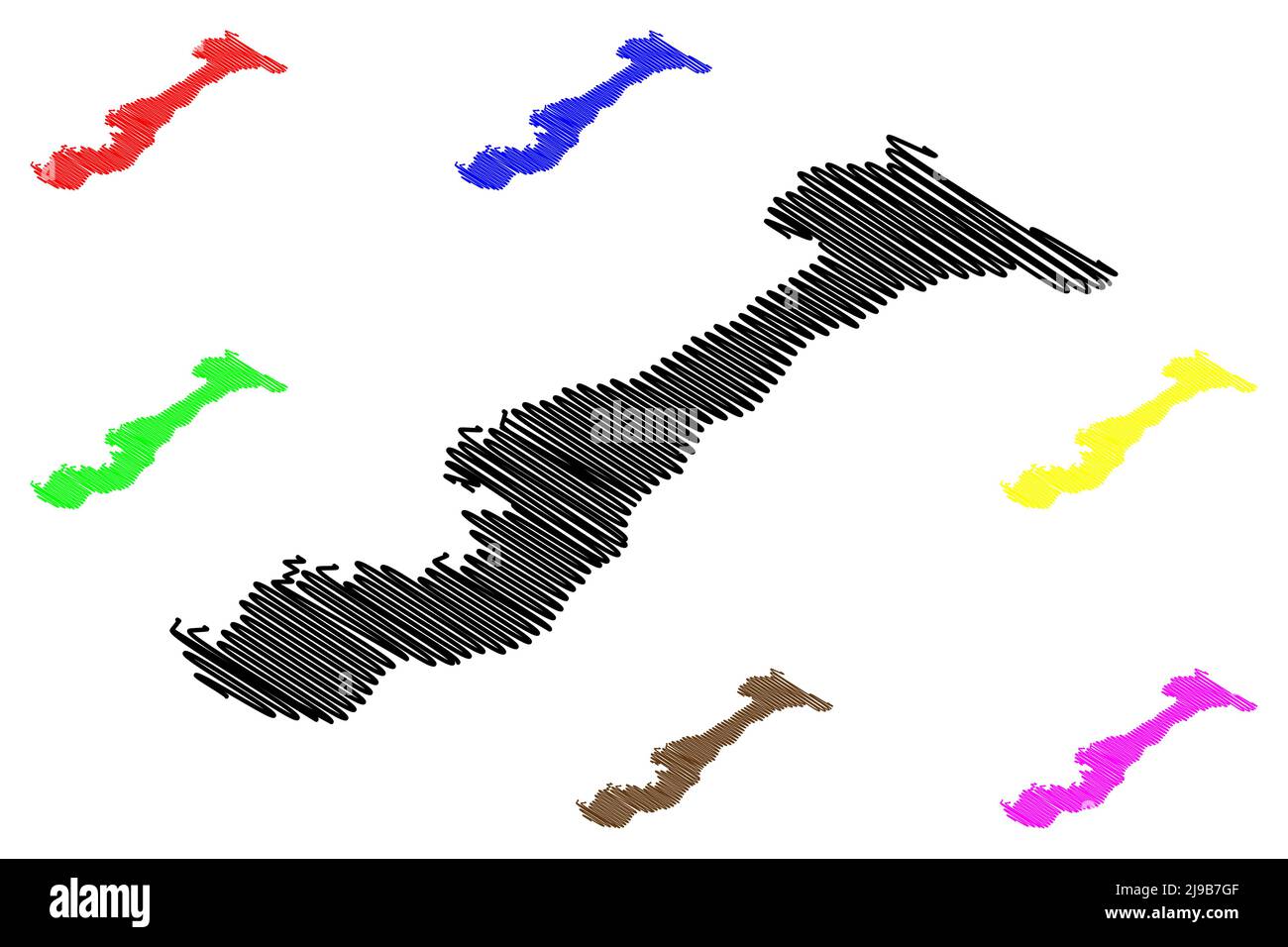 Amorgos island (Hellenic Republic, Greece, Cyclades archipelago) map ...