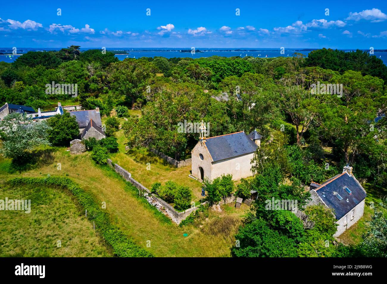 France, Morbihan, Gulf of Morbihan, Ilur island Stock Photo - Alamy