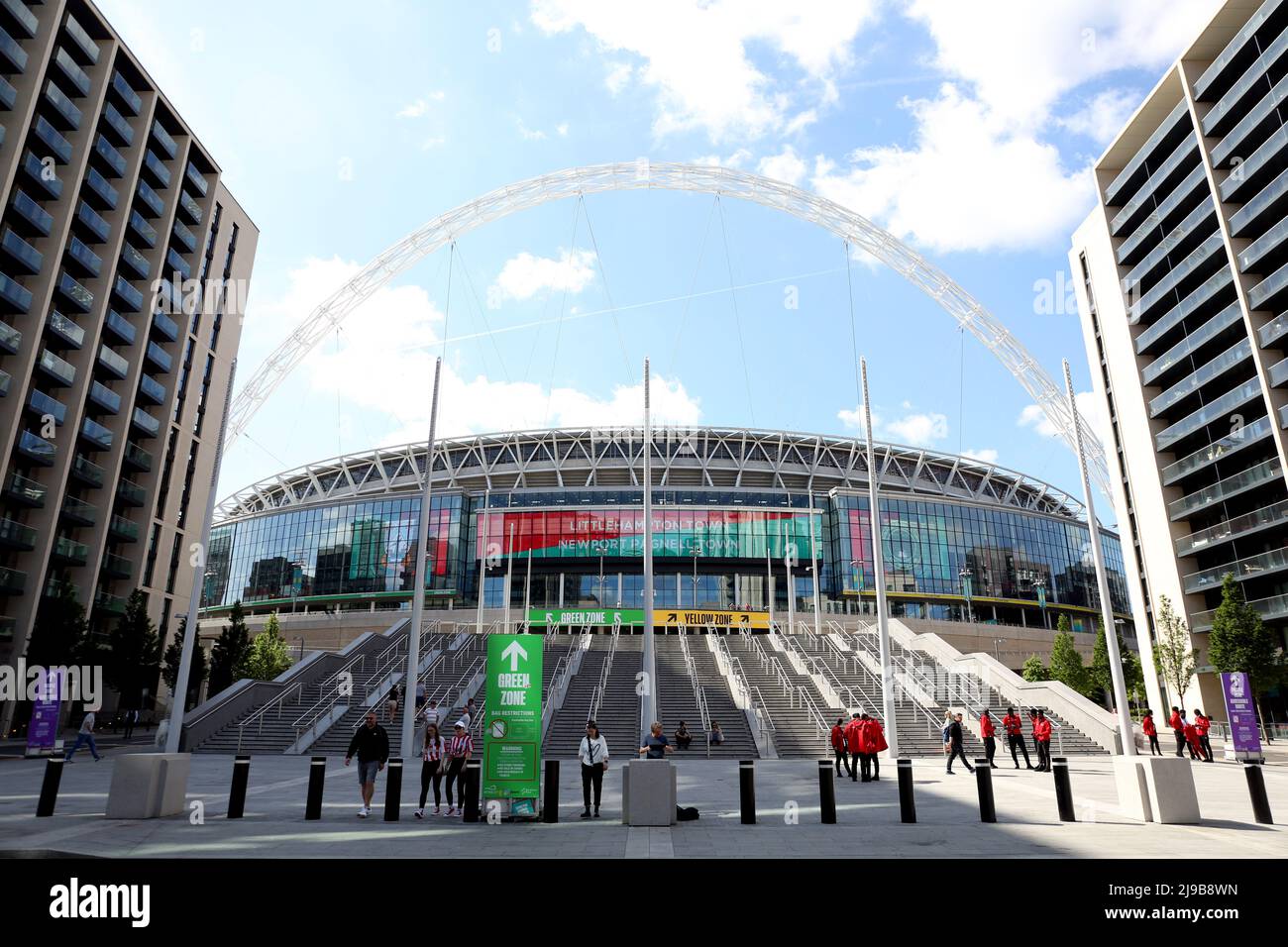 A general view ahead of the Buildbase FA Vase which takes place Wembley ...