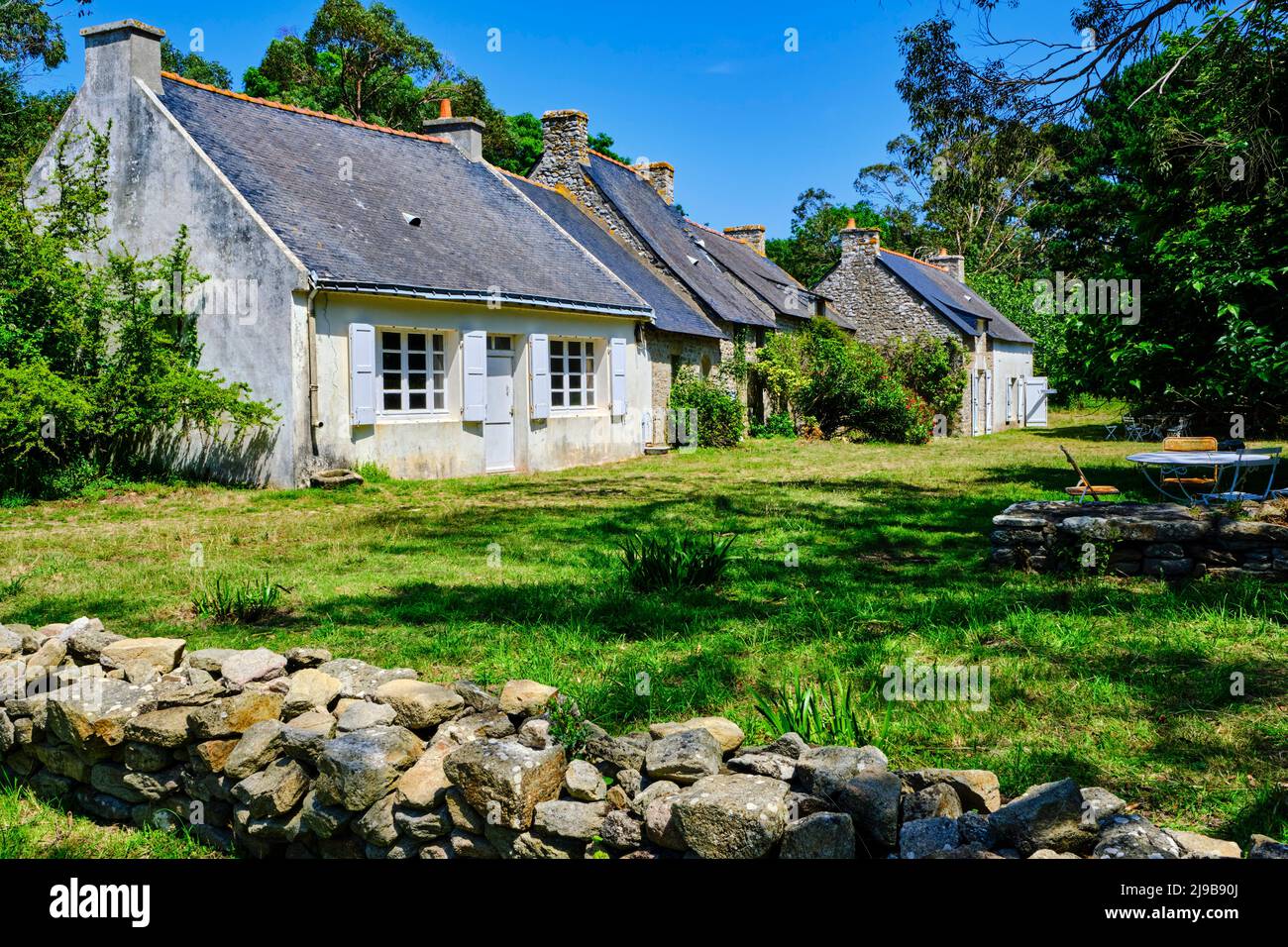 France, Morbihan, Gulf of Morbihan, Ilur island Stock Photo - Alamy