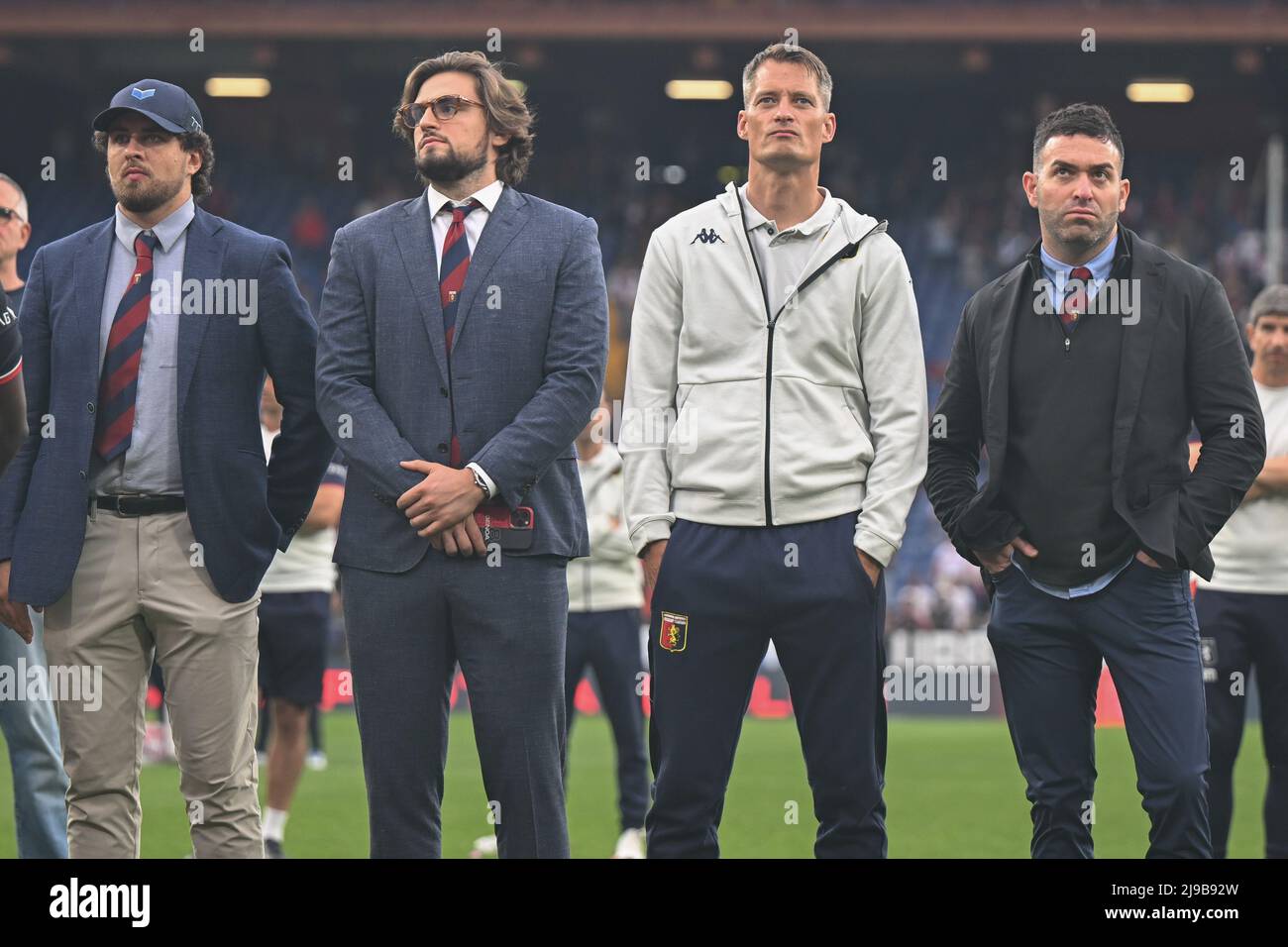 Alexander Blessin and 777 partners during Genoa CFC vs Bologna FC ...