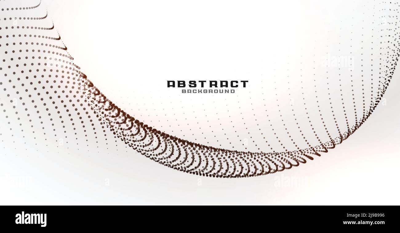 Particles wave Stock Vector Images - Alamy