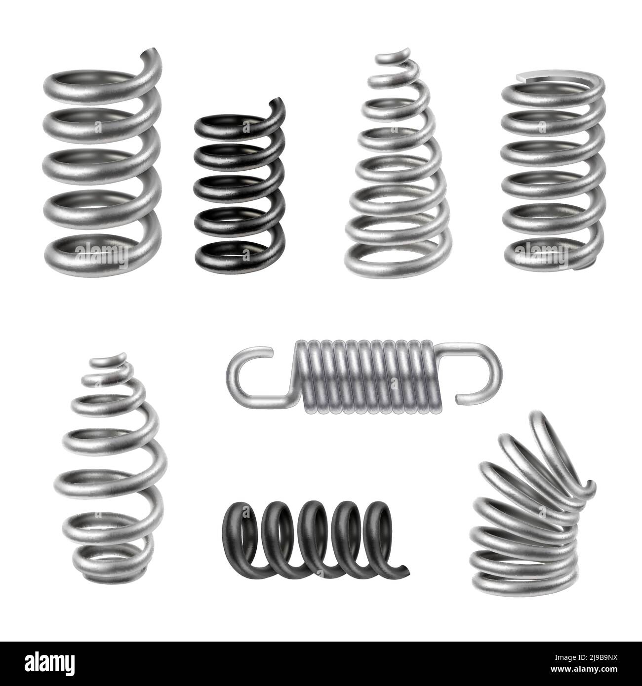 Springs vector vectors hi-res stock photography and images - Alamy