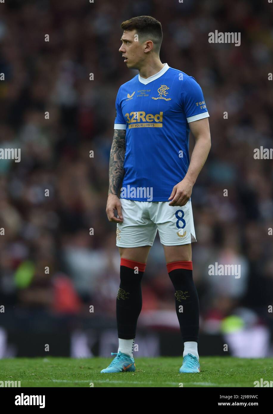 Glasgow, Scotland, 21st May 2022. Ryan Jack of Rangers during the ...