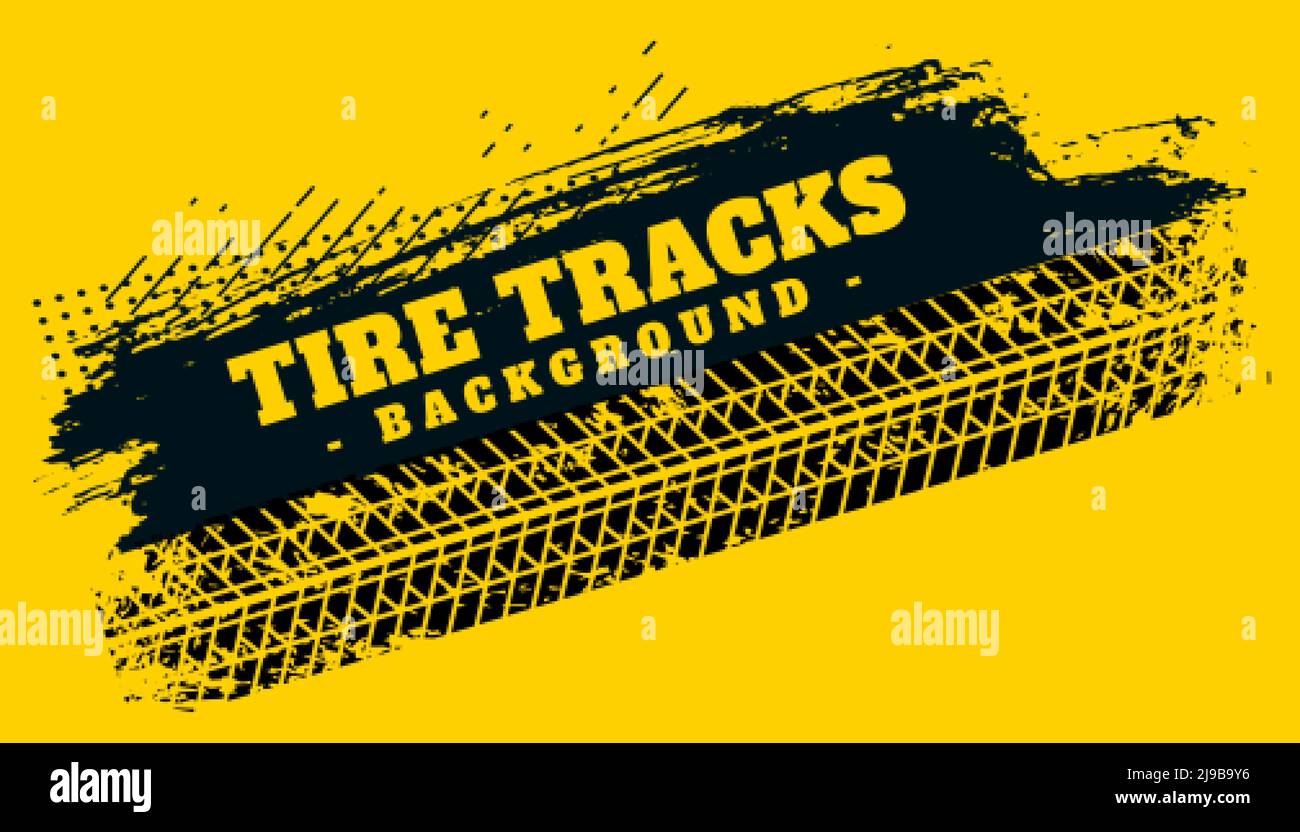 Car track mark Stock Vector Images - Alamy