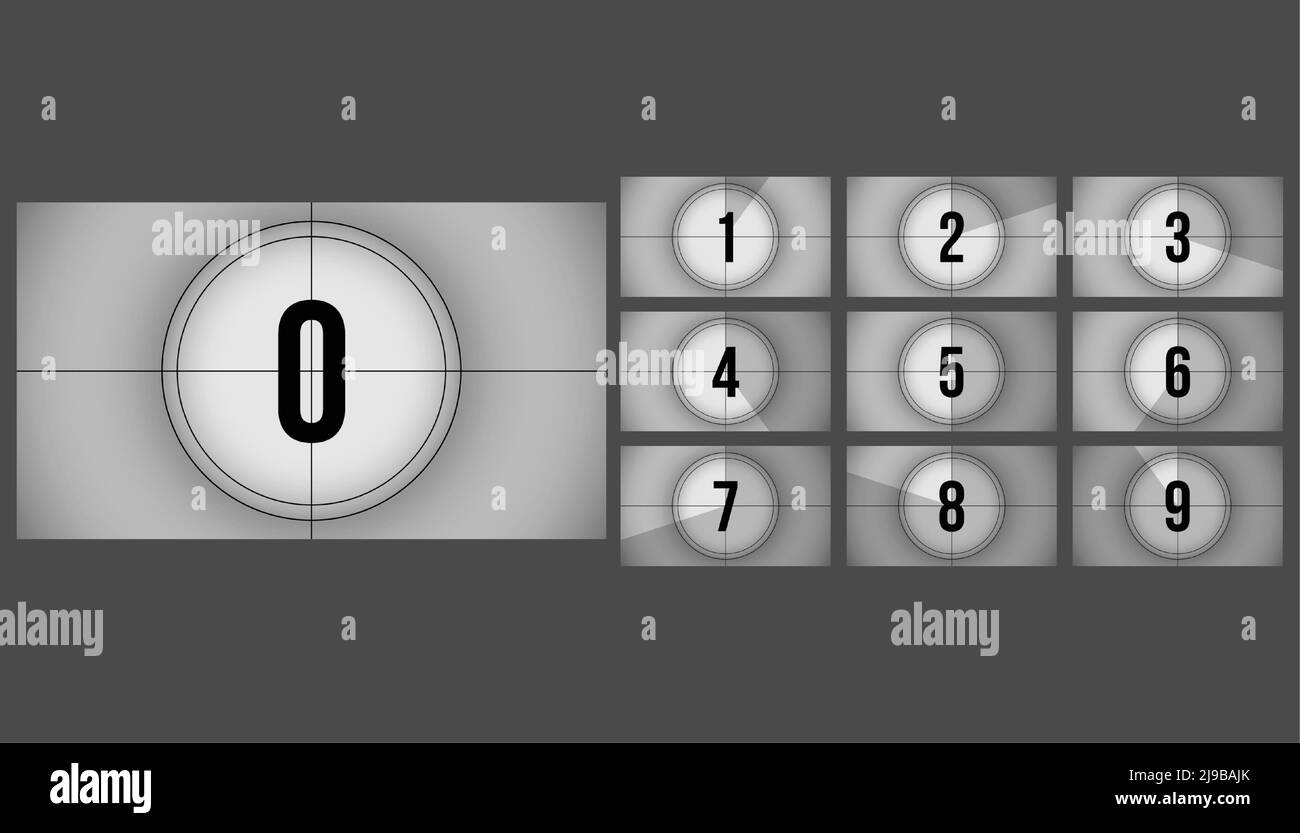Countdown number animation hi-res stock photography and images - Alamy