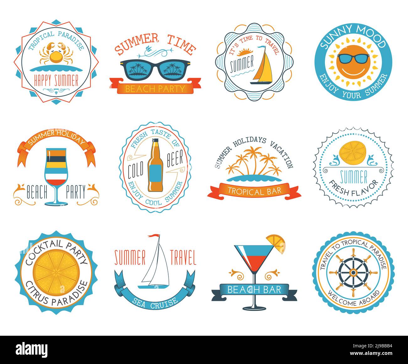 Happy summer time holiday travel sunny mood tropical paradise beach ...