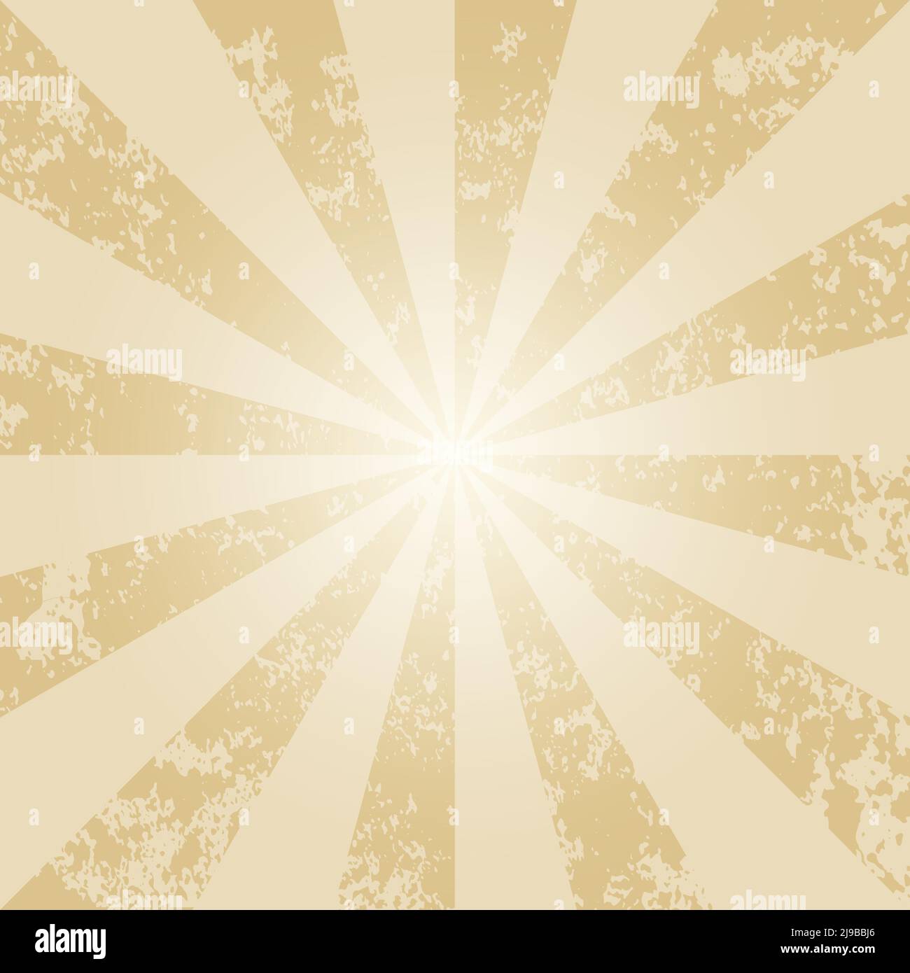 Beige grunge vintage background. Retro burst. Vector illustration Stock ...