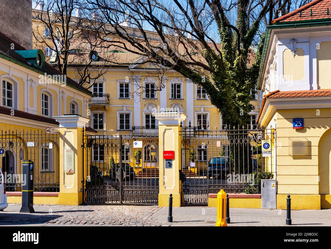 Warsaw, Poland - March 25, 2022: Renovated historic Sugar Refiners ...