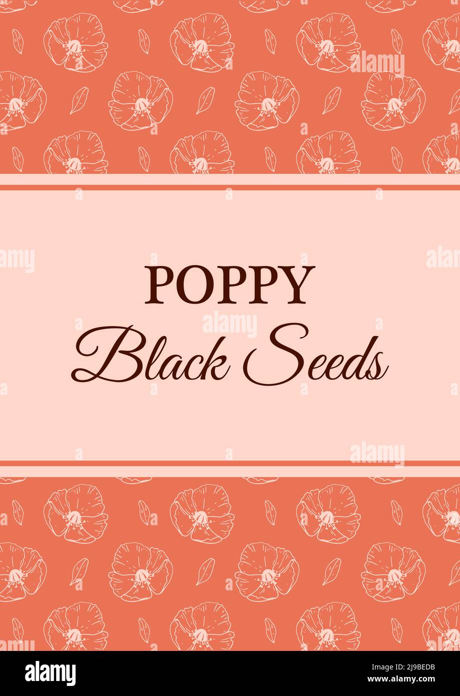 Poppy flower in hand Stock Vector Images - Alamy