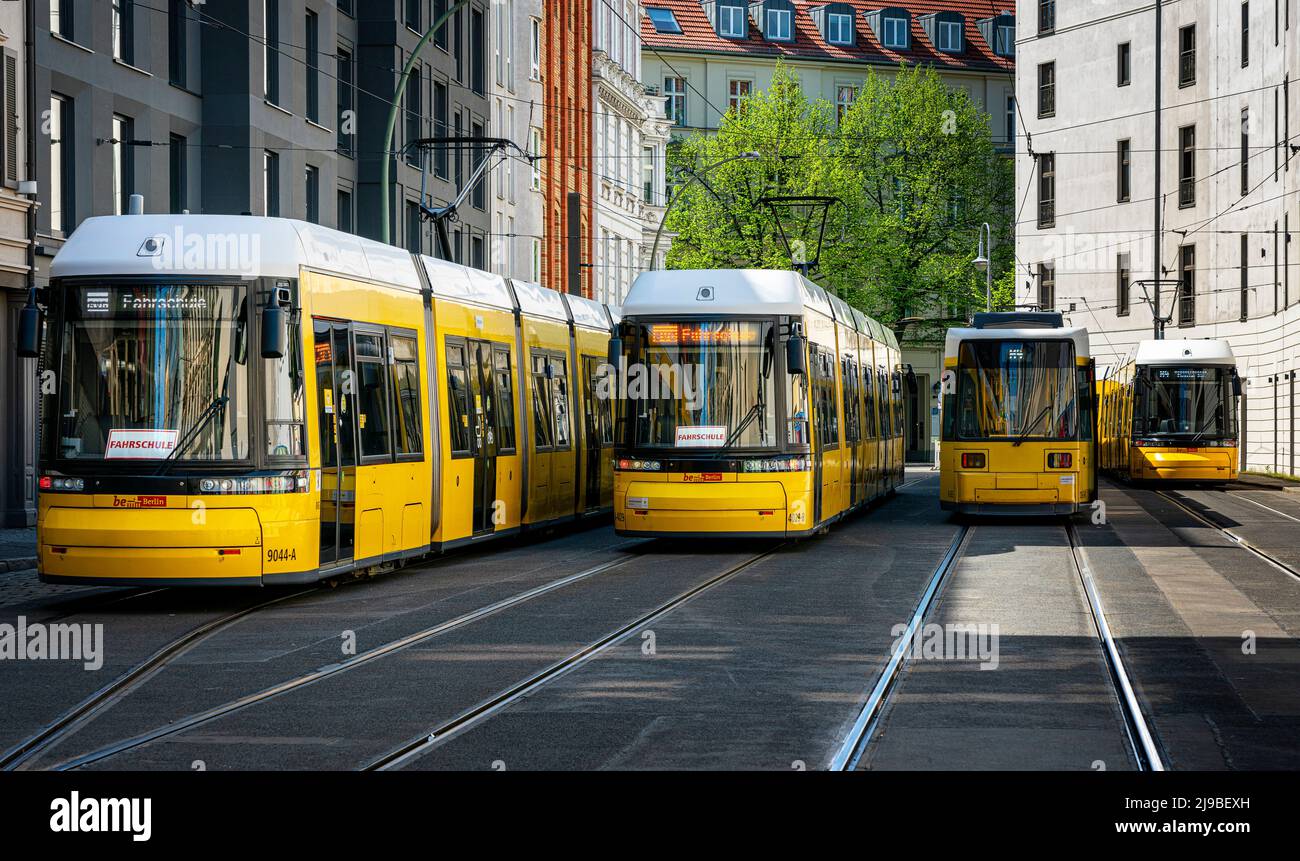 Berlin Tram Driving School, Berlin, Germany Stock Photo - Alamy