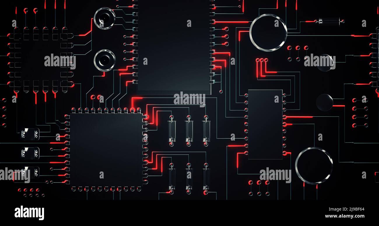 Electronic circuit loop circuit hi-res stock photography and images - Alamy