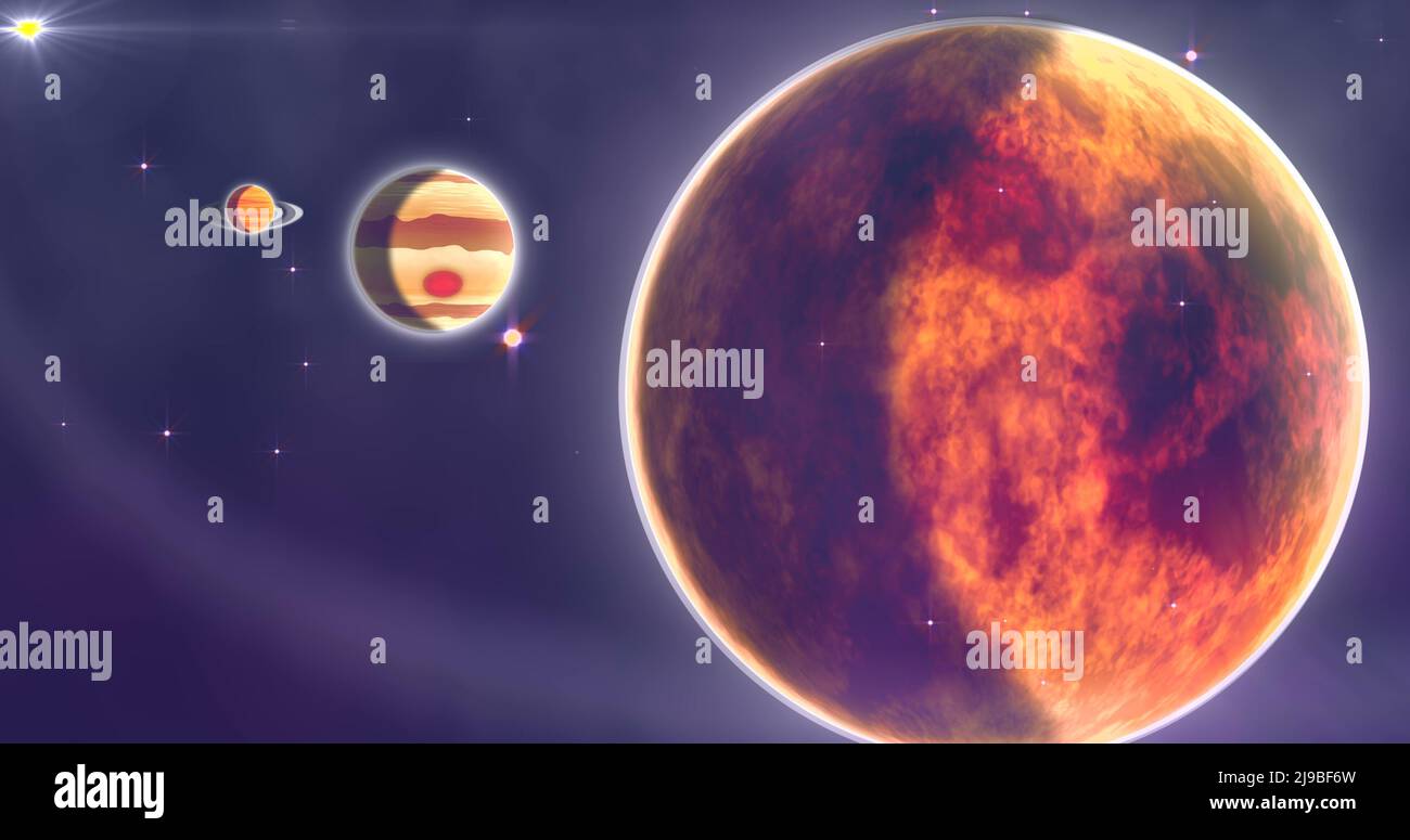 Rotation of saturn hi-res stock photography and images - Alamy