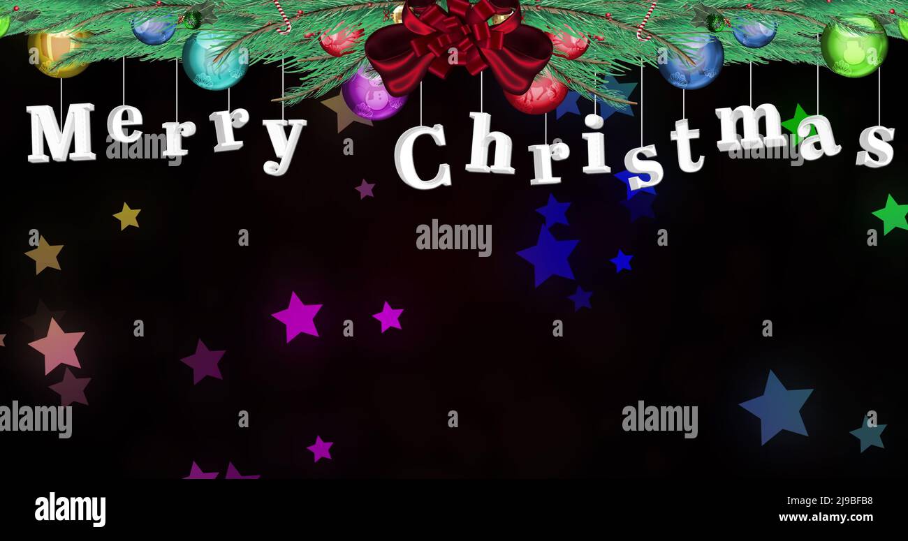 Merry christmas background colorful hi-res stock photography and images ...