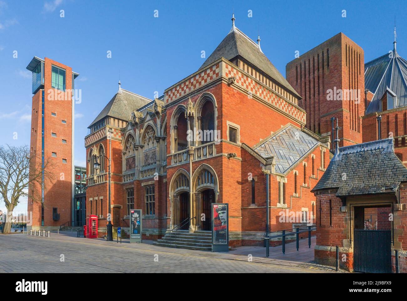 The Royal Shakespeare Company theatre in Stratford-upon-Avon Stock ...
