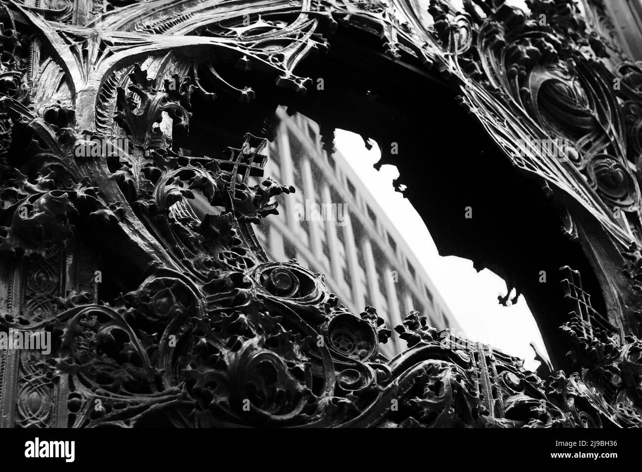 Fantastic and delightful details of cast iron decorative architectural ...