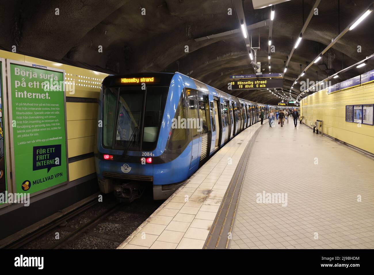Subway station stockholm sweden hi-res stock photography and images - Alamy