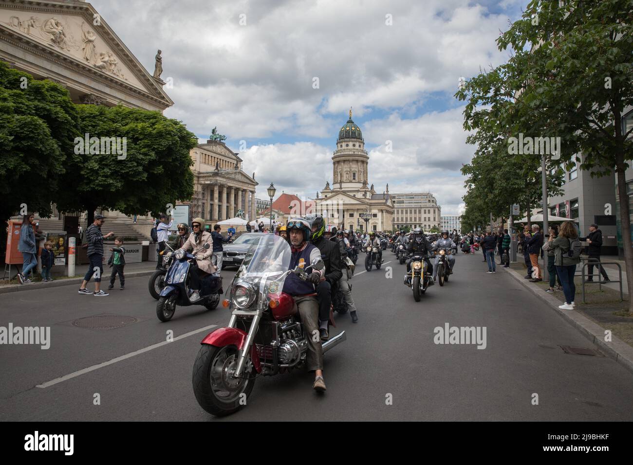 Berlin, Germany. 22nd May, 2022. The Distinguished Gentleman's Ride is ...