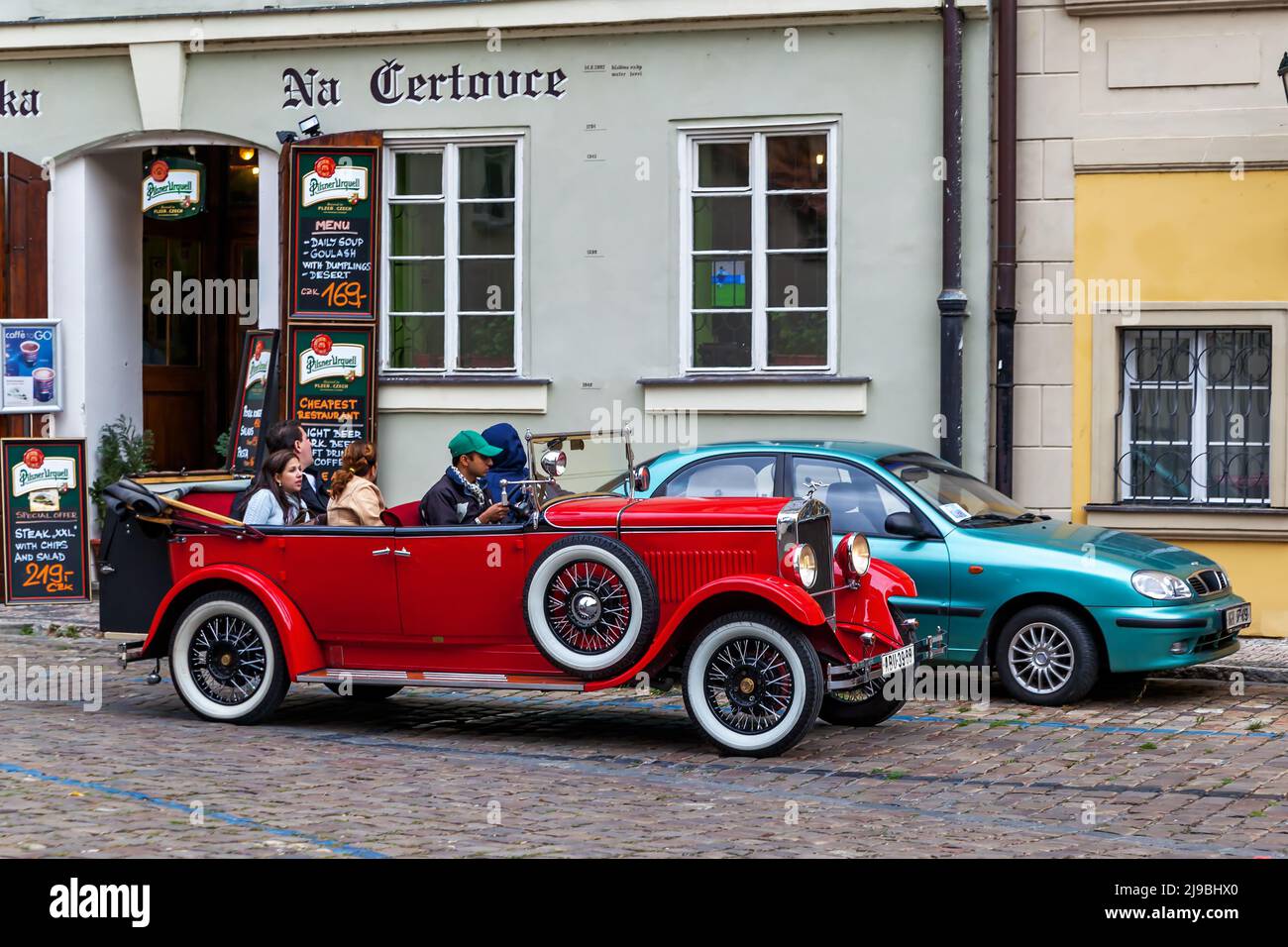 Prague vintage car hi-res stock photography and images - Alamy