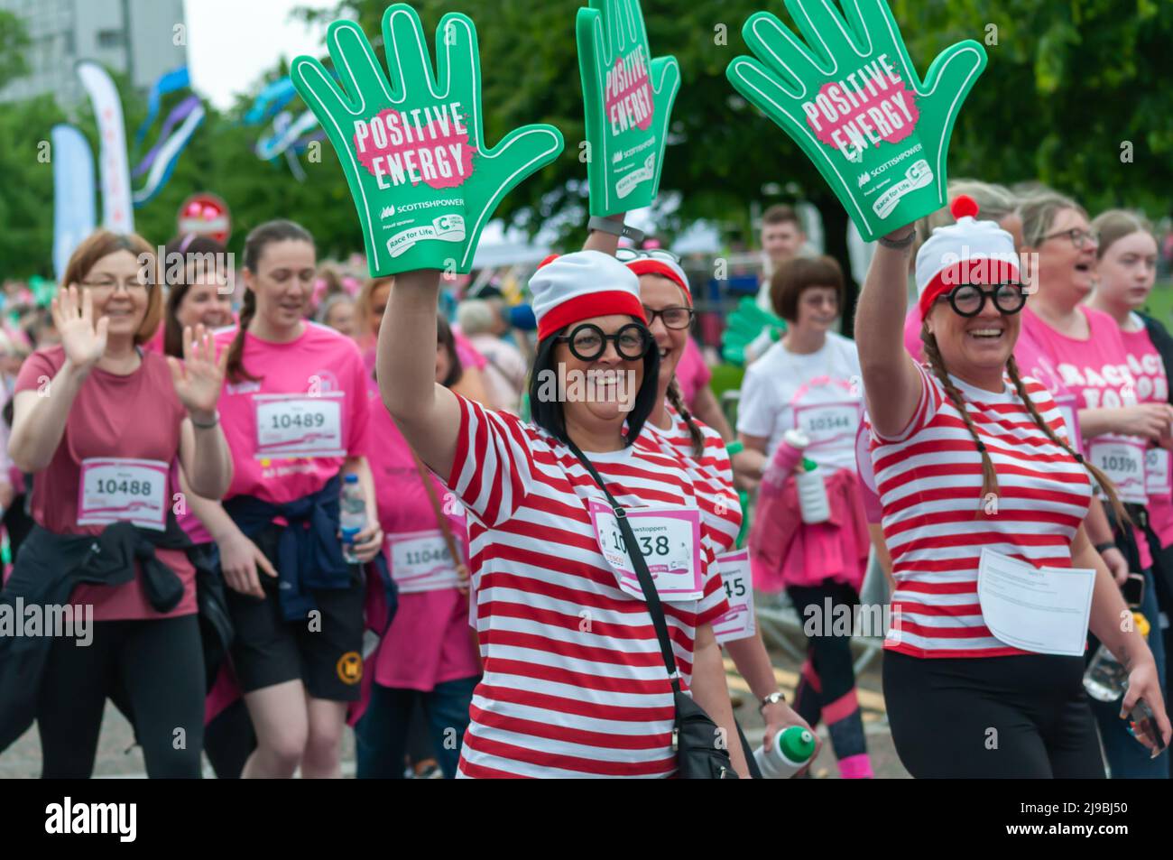 Glasgow, Scotland, UK. 22nd May, 2022. Race For Life, which is a ...