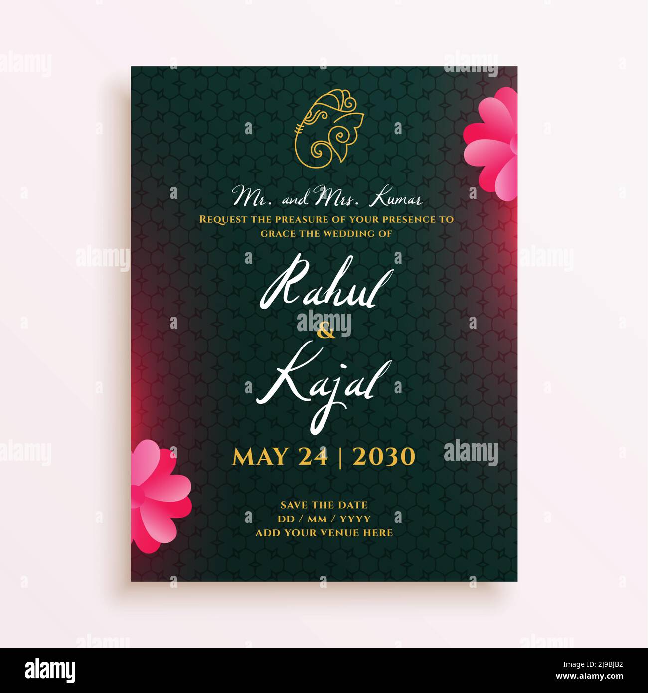 Indian Wedding Cards Samples