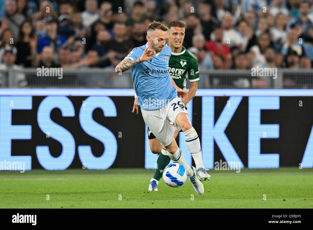 21st May 2022; Stadio Olimpico, Rome, Italy; Serie A football, SS Lazio versus versus Hellas ...