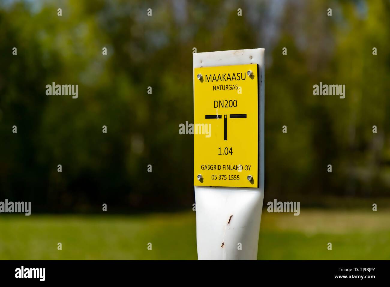 Natural gas pipeline marker hi-res stock photography and images - Alamy