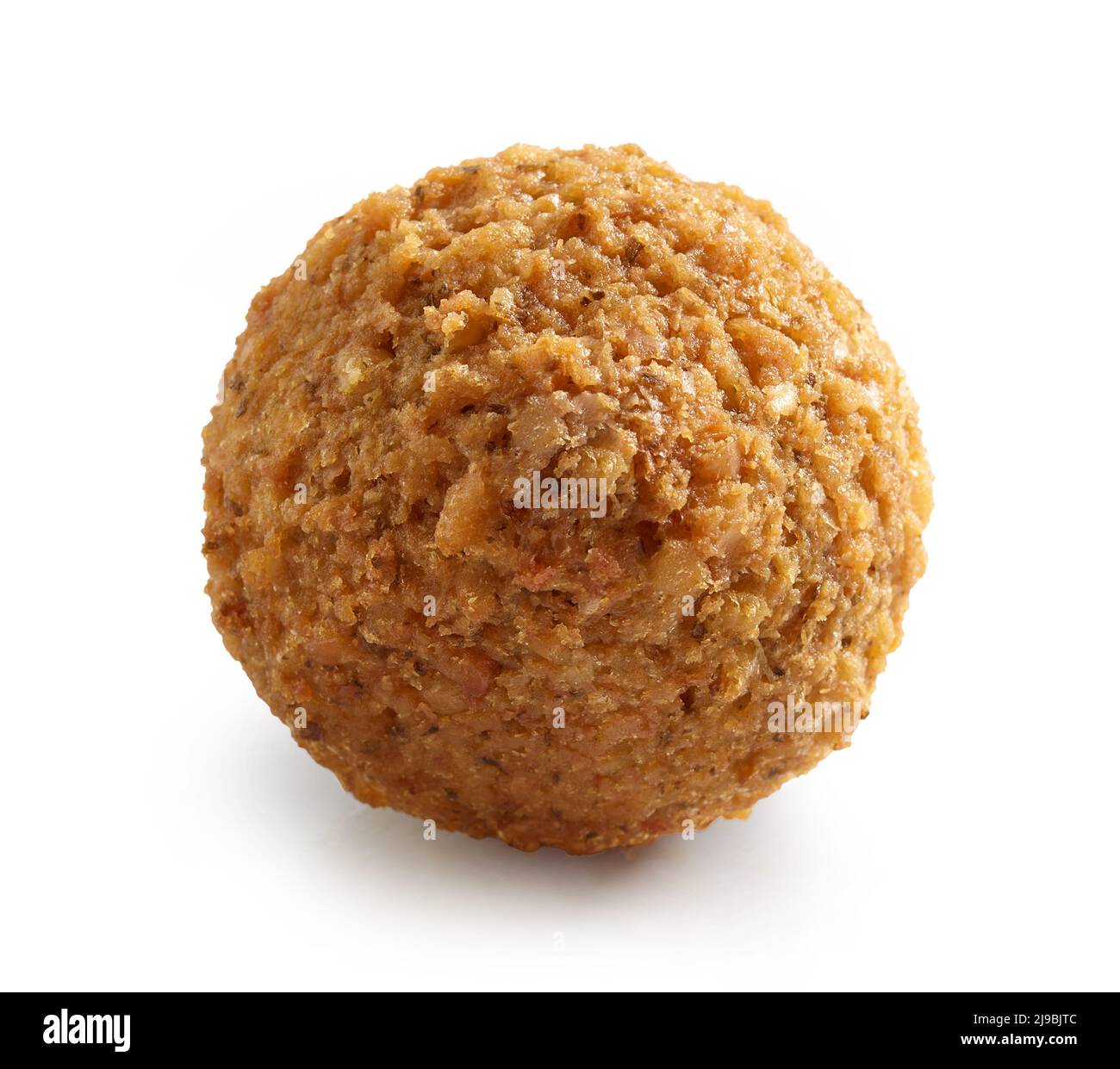 fried falafel ball isolated on white background Stock Photo - Alamy