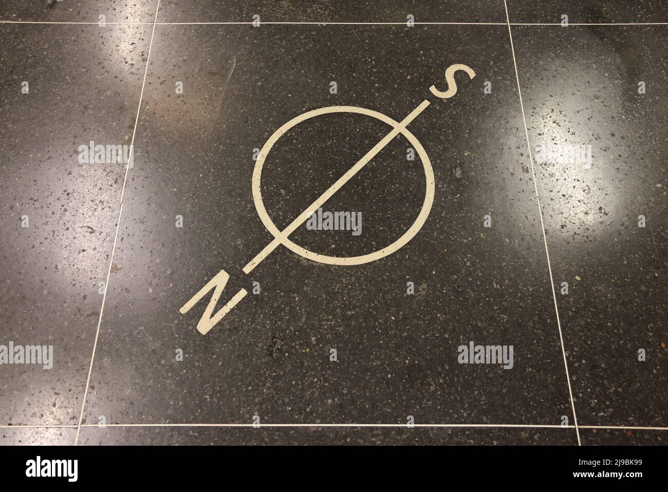 North south sign hi-res stock photography and images - Alamy