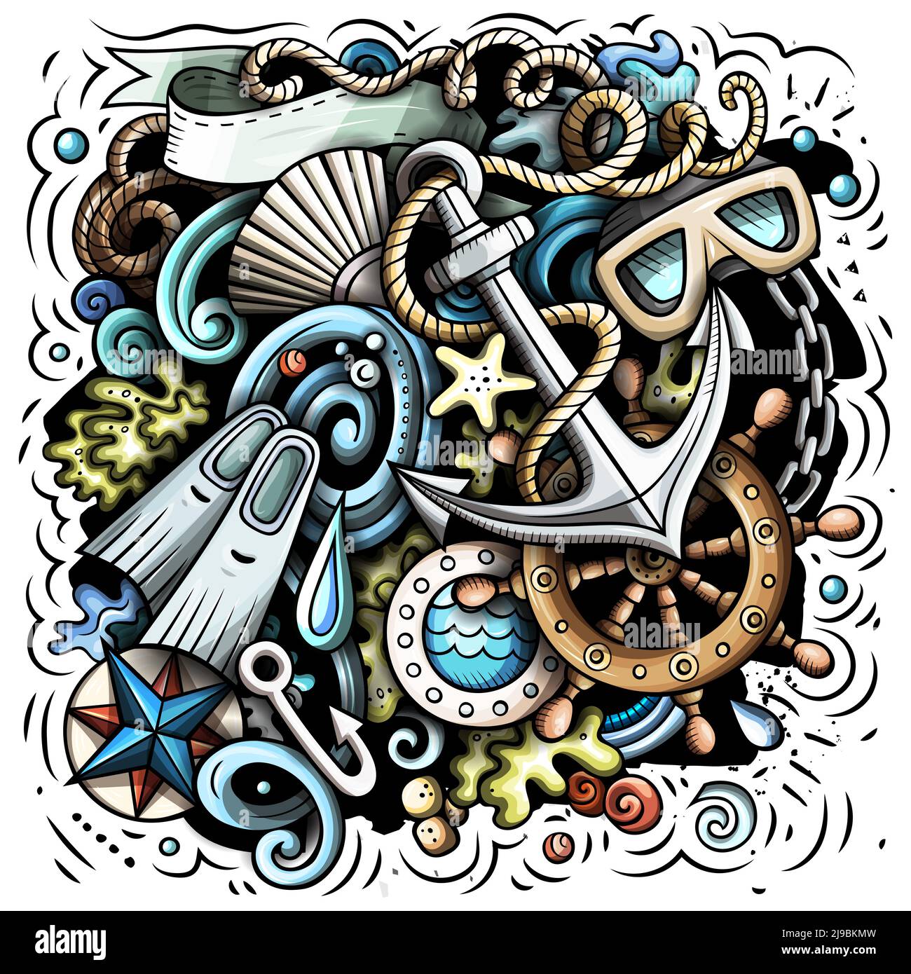 Seafaring rope Stock Vector Images - Alamy