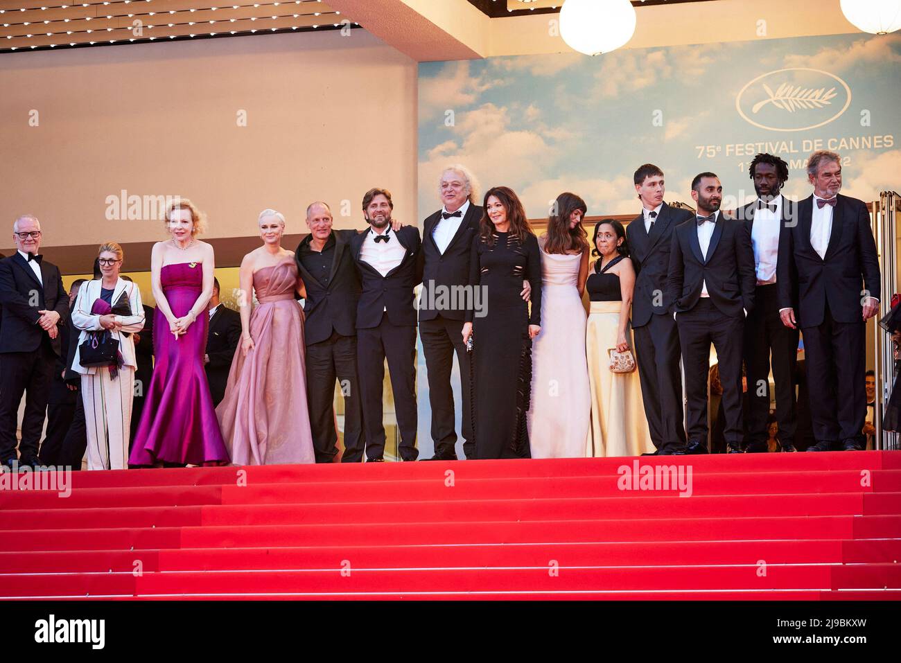 Cannes, France. 21st May, 2022. The triangle of Sadness Actors ...