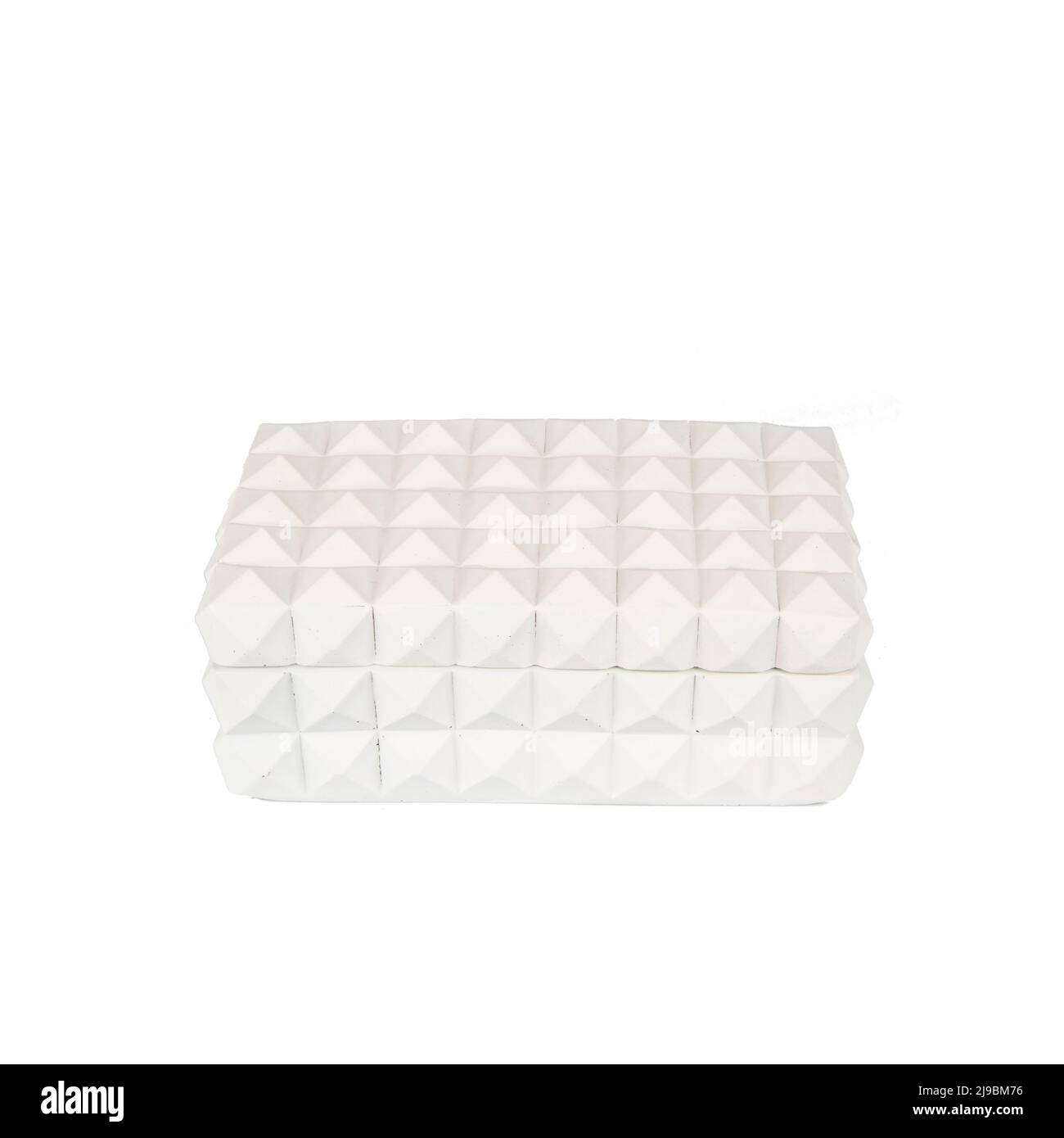 decorative white box isolated on white Stock Photo - Alamy