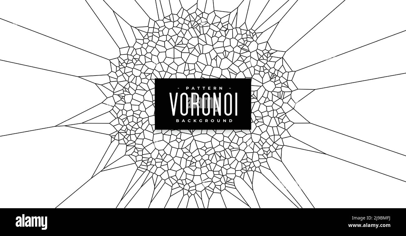 Voronoi vector vectors Black and White Stock Photos & Images - Alamy