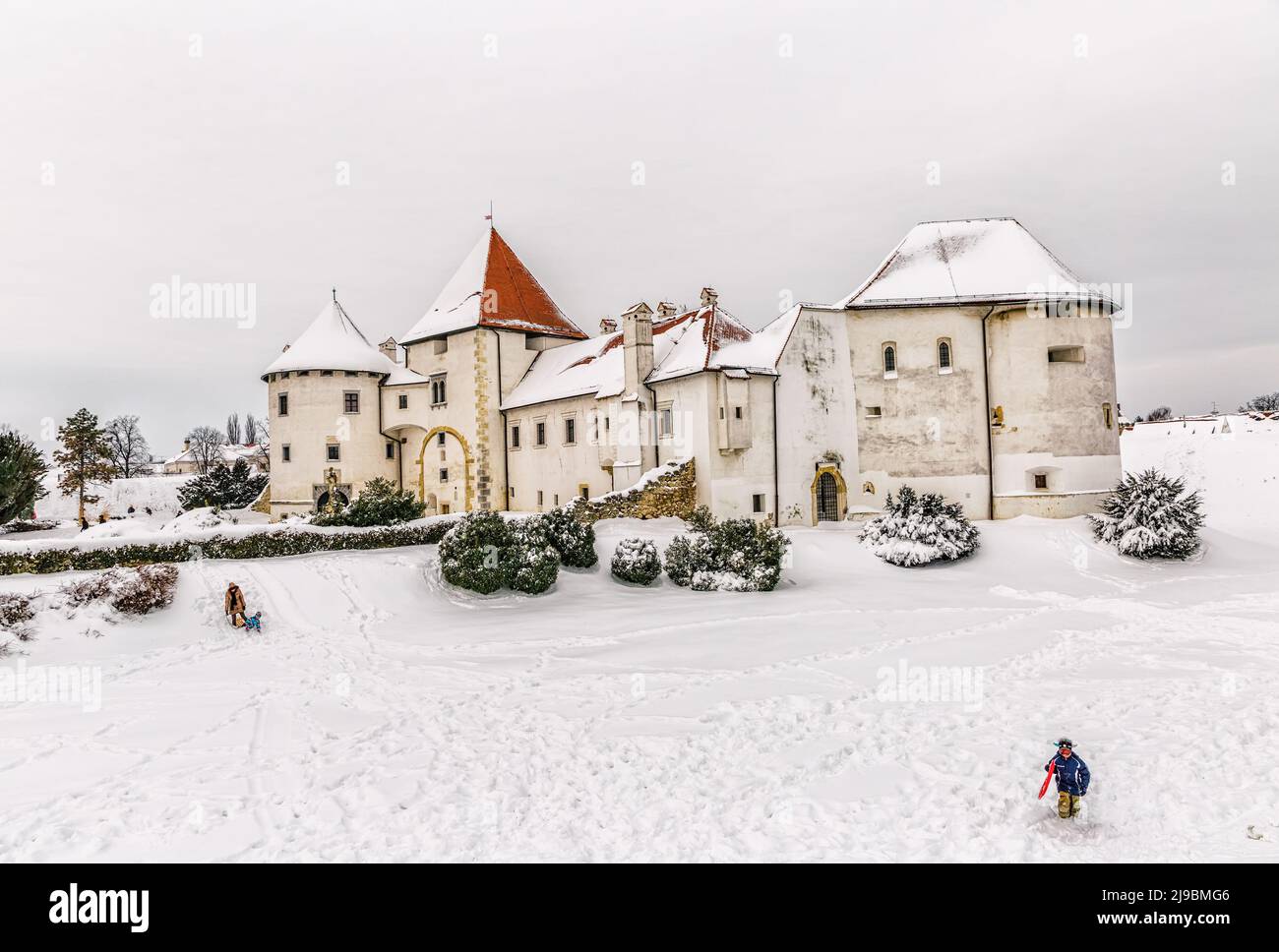 Varazdin Castle in Croatia Stock Photo - Alamy