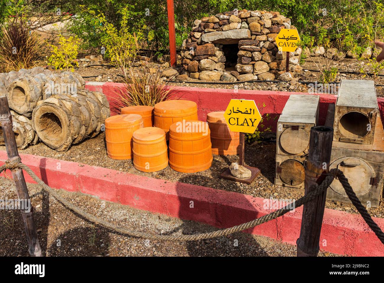 Dubai, UAE - 05.08.2022 - Different types of bee hives in display at ...