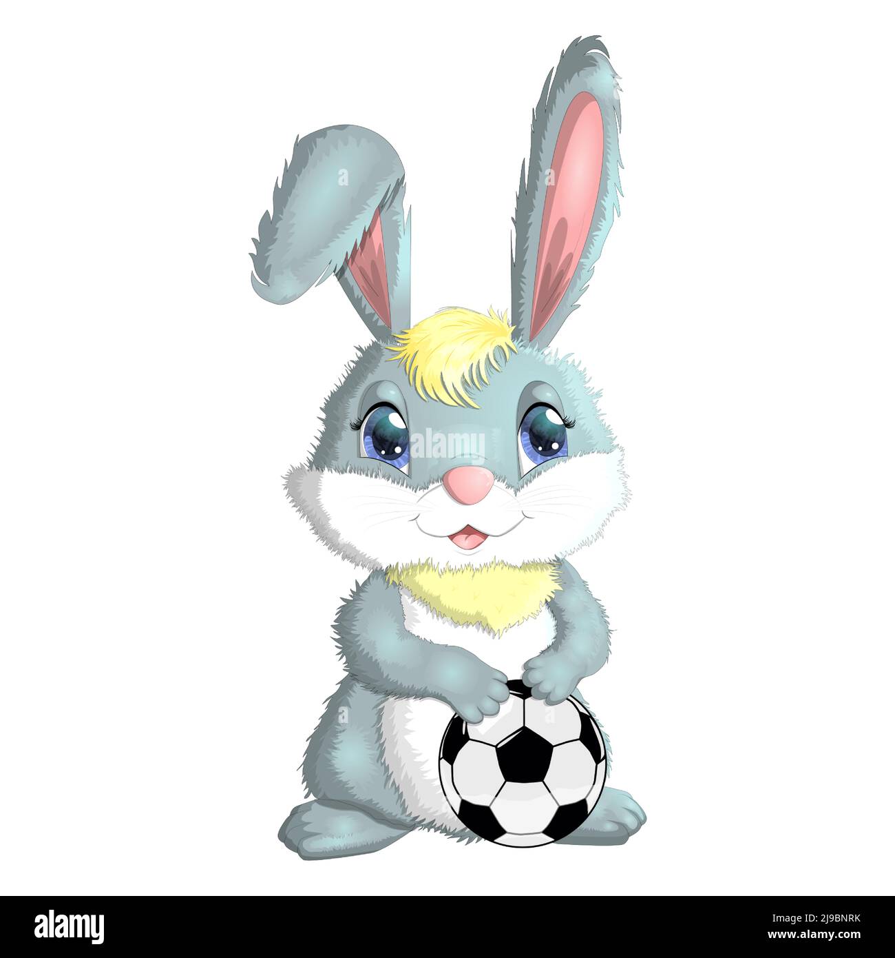 Rabbit playing soccer hi-res stock photography and images - Alamy