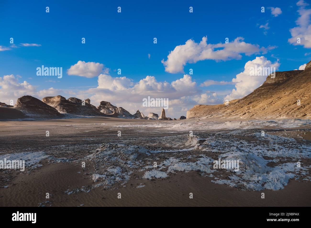 Landscape View of the White Desert Protected Area in the Farafra Oasis ...