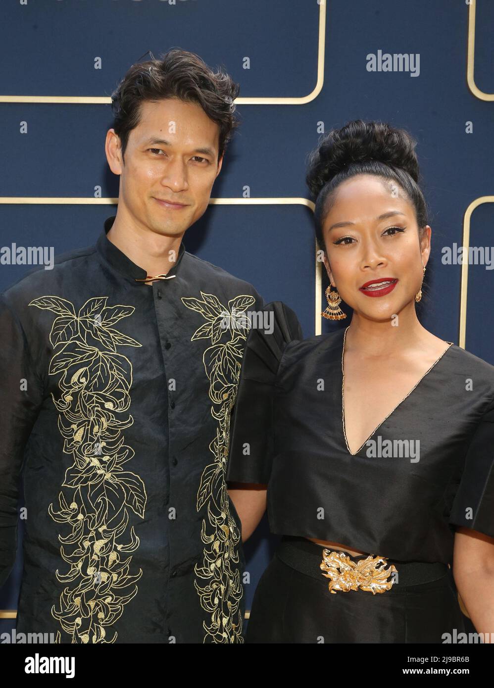 Los Angeles, Ca. 21st May, 2022. JHarry Shum Jr., Shelby Rabara at the ...