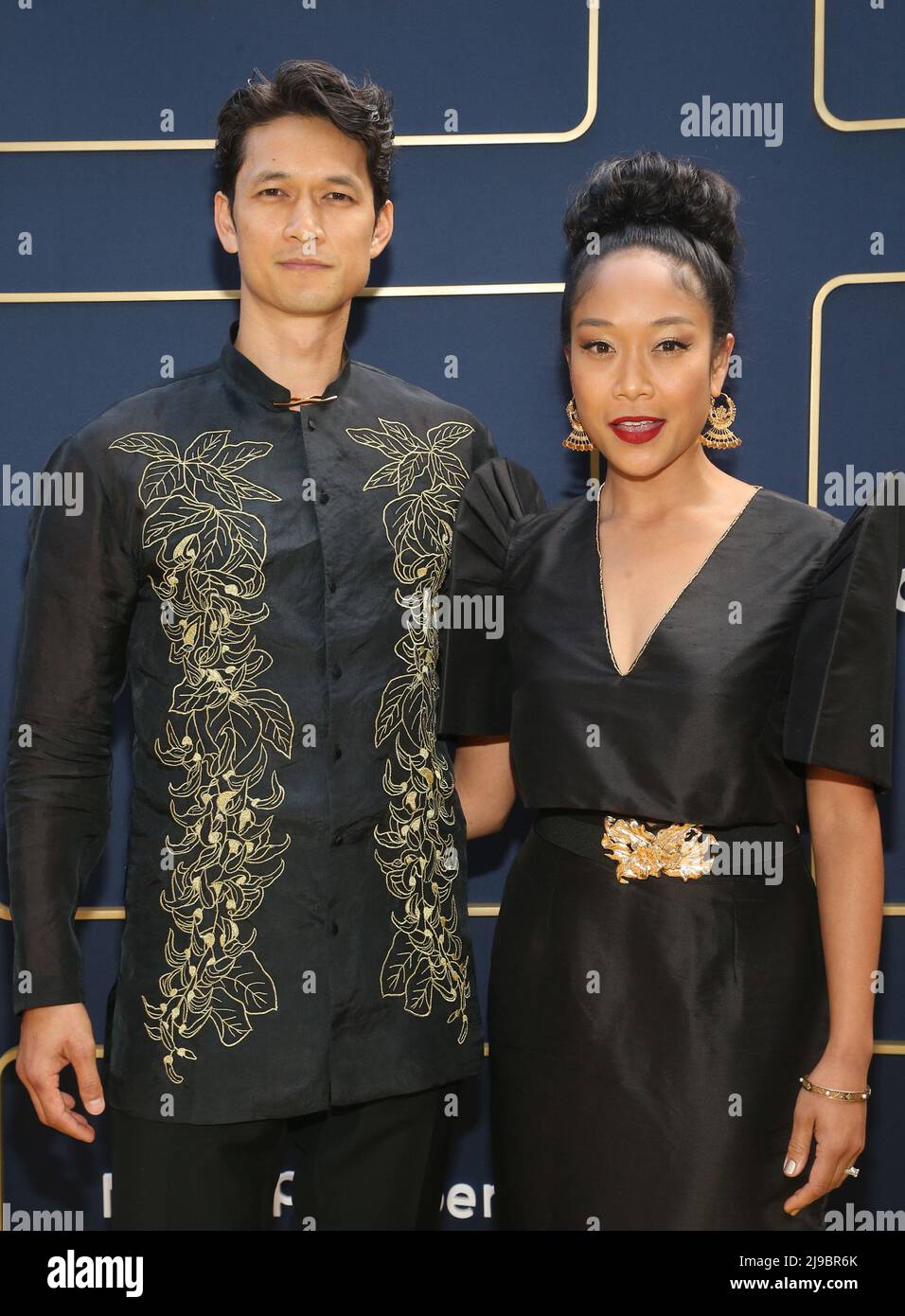 Los Angeles, Ca. 21st May, 2022. JHarry Shum Jr., Shelby Rabara at the ...