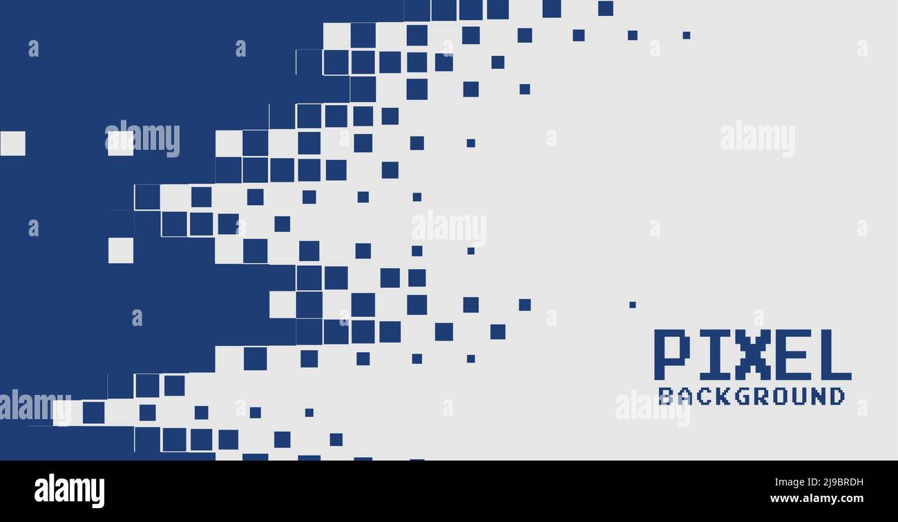 abstract black pixel background design Stock Vector Image & Art - Alamy