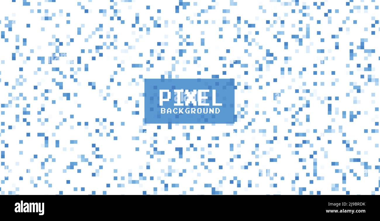 Blue pixels hi-res stock photography and images - Alamy