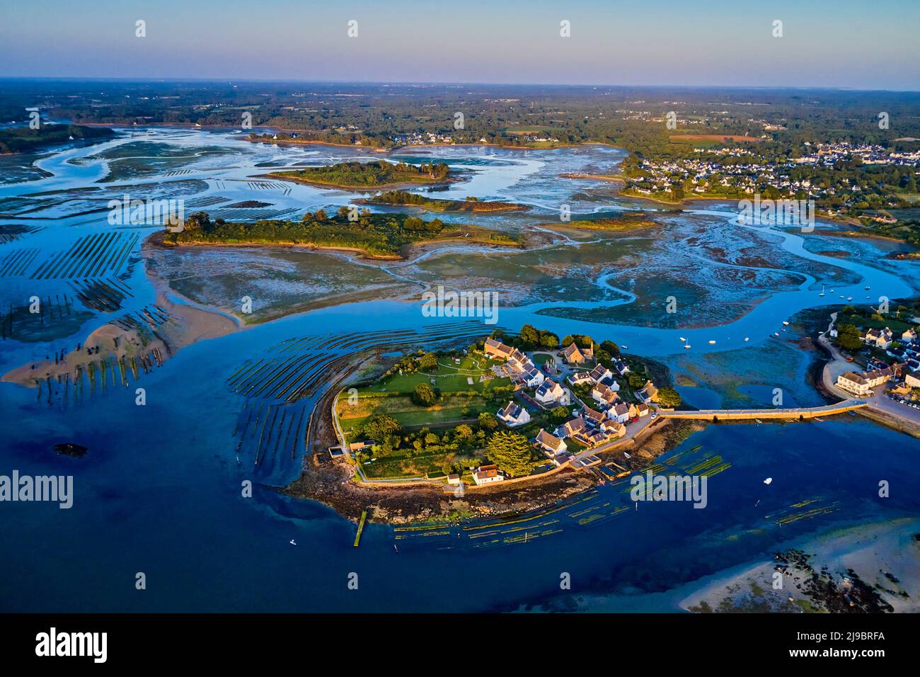 Etel river aerial view hi-res stock photography and images - Alamy