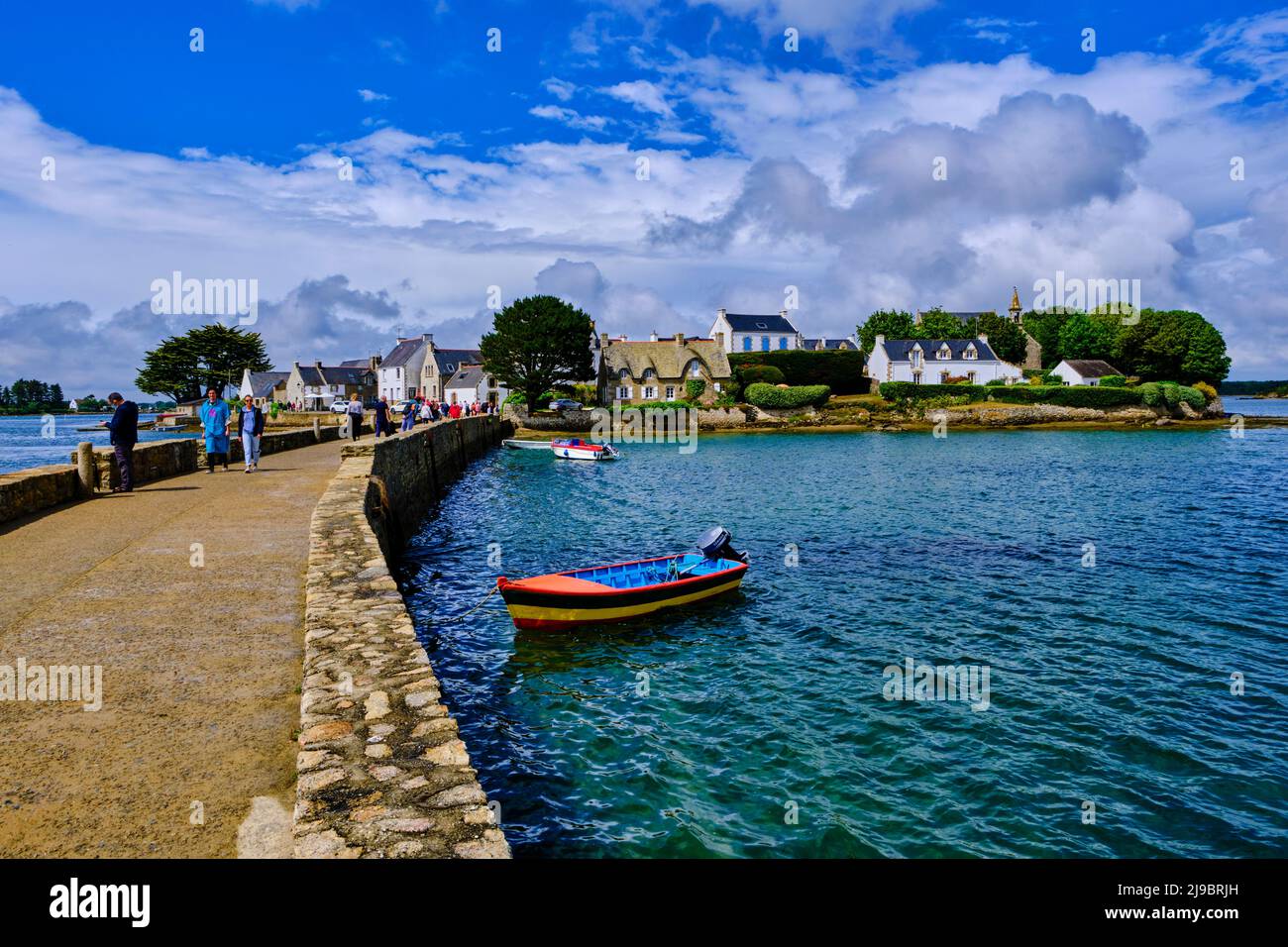 France, Morbihan, Etel river, Belz, Saint-Cado island Stock Photo - Alamy