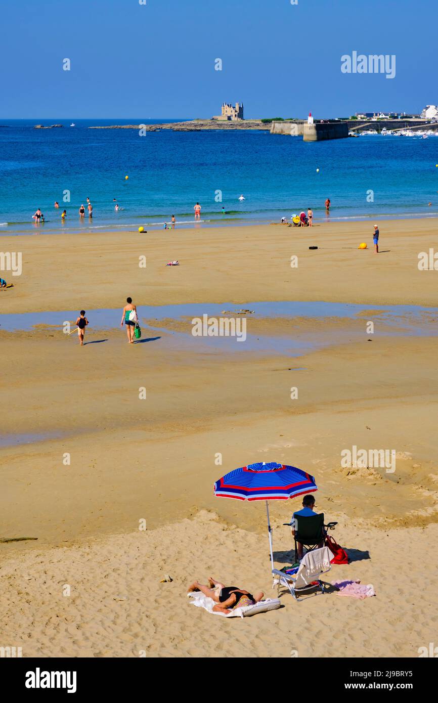 France, Morbihan (56), Wild Coast, Presqu'île de Quiberon, Quiberon ...