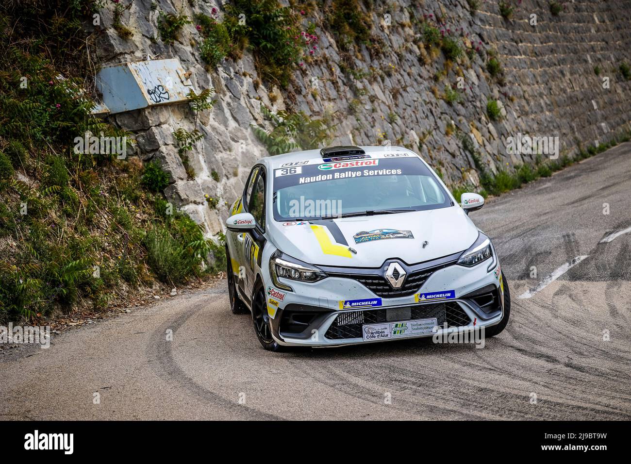 36 MAGNOU Patrick, VILLANOVA Anthony, Renault Clio RS Line, action during the Rallye Antibes ...