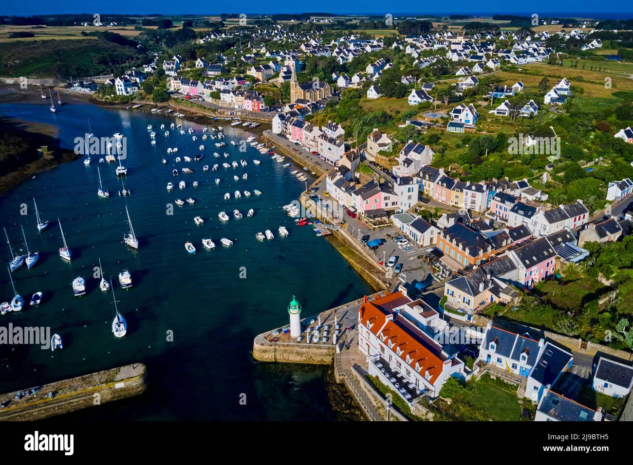 Belle ile en mer aerial view hi-res stock photography and images - Alamy