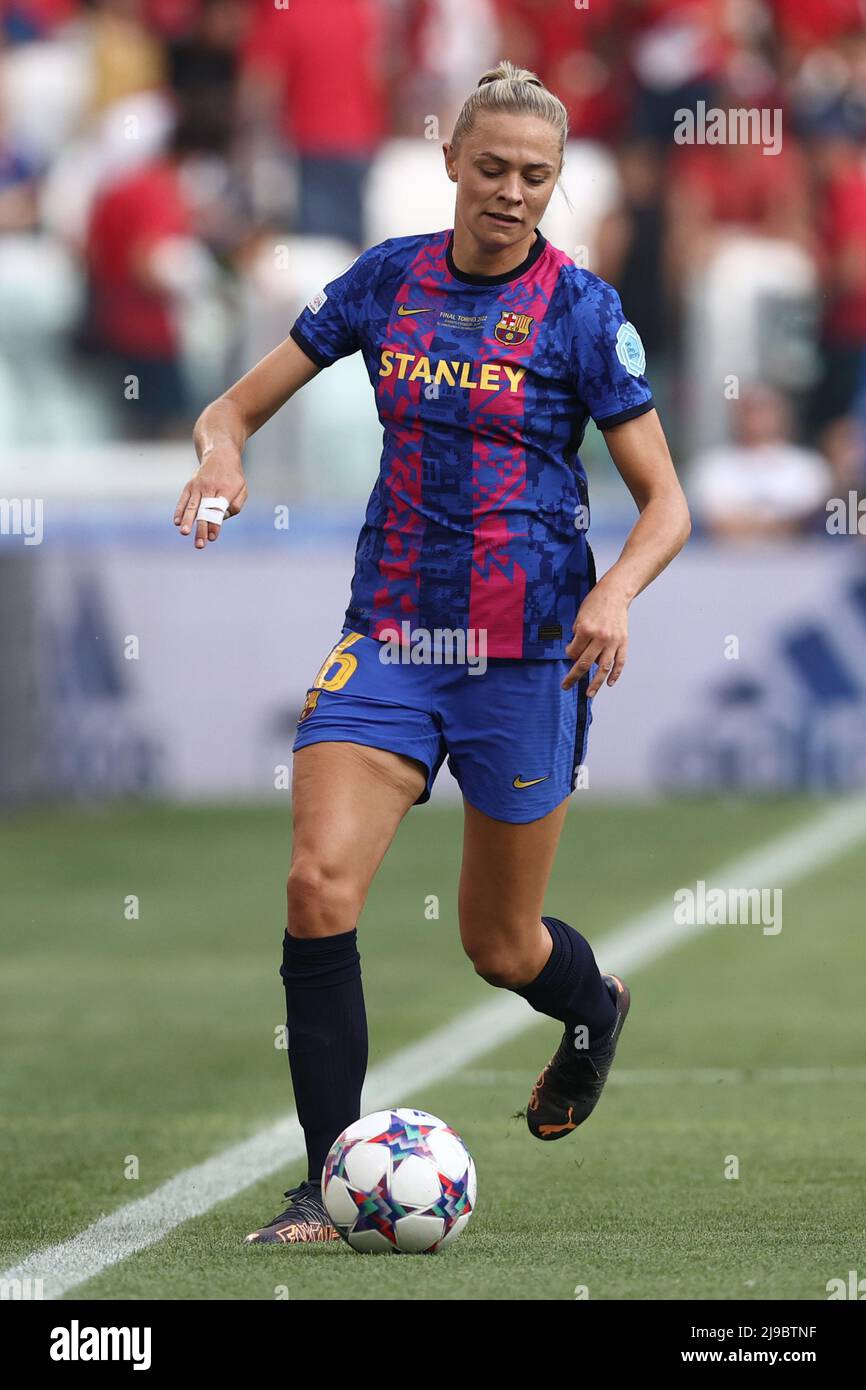 Fridolina Rolfo (FC Barcelona) in action during the UEFA Champions ...
