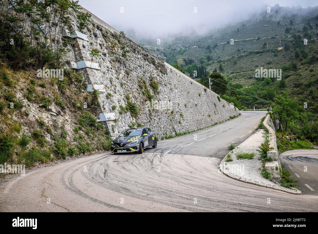 65 PICCHIONI Florian, BELLAVARDE Mélodie, Renault Clio RS Line, action ...