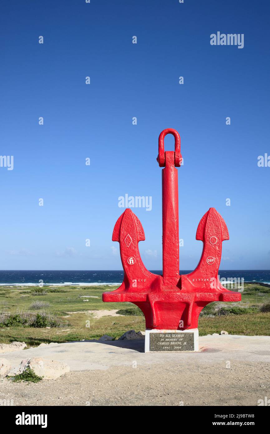 Big red anchor in memory hi-res stock photography and images - Alamy